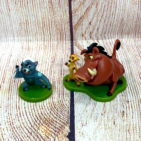 Disney | Toys | Disney Lion King Pumbaa Timon Bunga Figurinescake ...